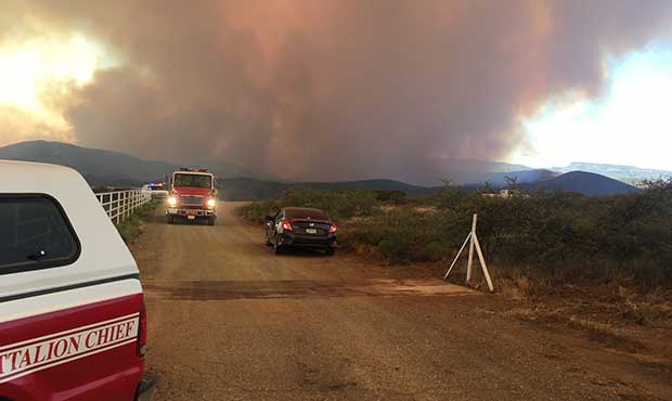 Goodwin Fire now 93 percent contained as areas burn out