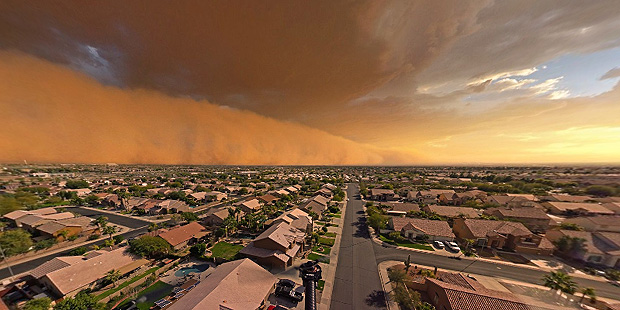 Wow: 360-degree photo shows massive Arizona dust storm