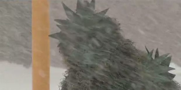 'Marijuana sasquatch' spotted during Massachusetts snowstorm