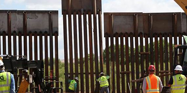Final replacement panel of border fence put in place in Arizona