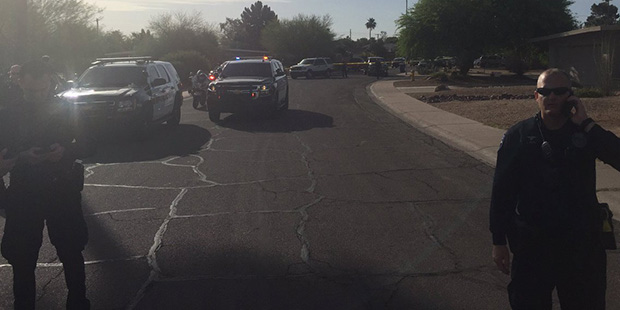 Tempe police officer, suspect hospitalized after shooting - KTAR.com
