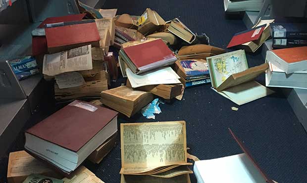 Phoenix library closes after being damaged, flooded in monsoon storm