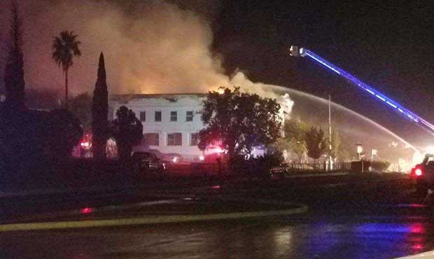 City hall catches fire in small Arizona town of Bisbee