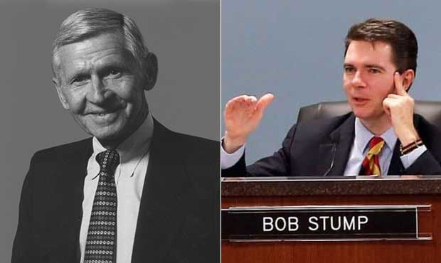 Widow, Arizona candidate's mother feuding over name Bob Stump