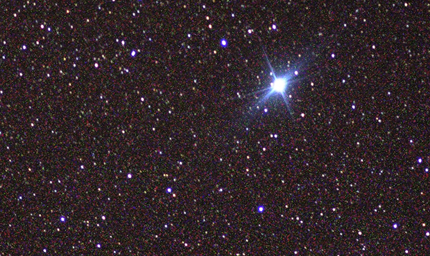 Canopus, second-brightest star in night sky, visible from Arizona