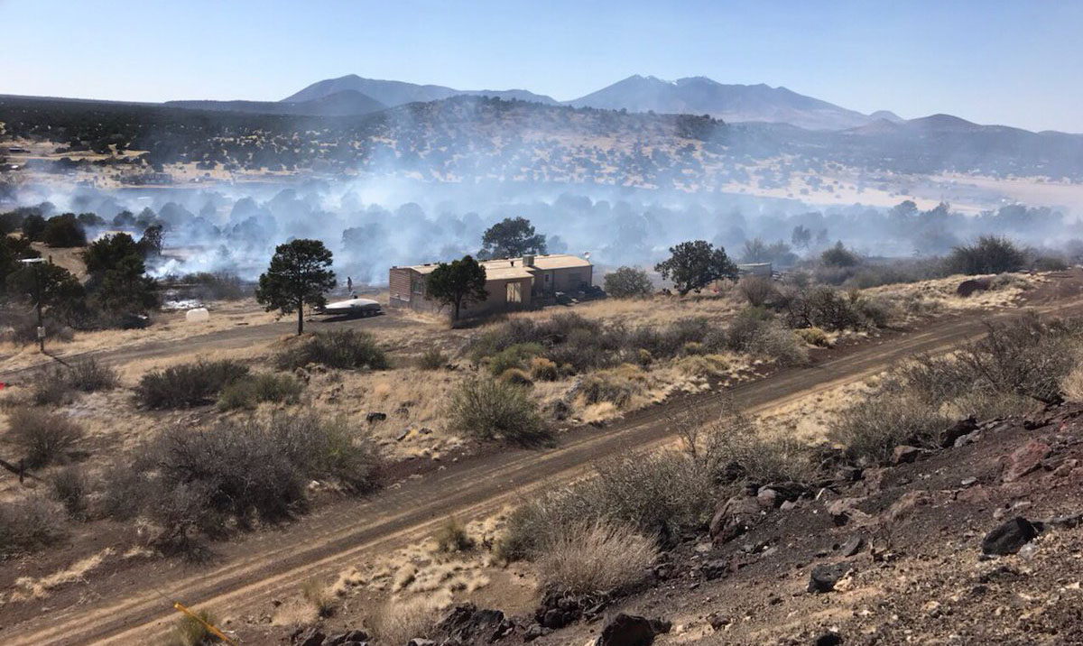 Man arrested in connection to Flagstaff area wildfire that forced ...
