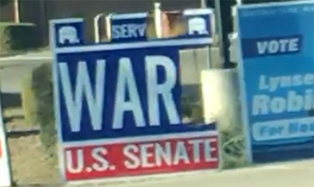 Vandalizing campaign signs is a crime, Arizona secretary of state warns