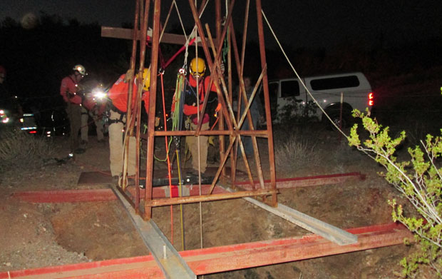 Mine shaft rescue MCSO photos - KTAR.com