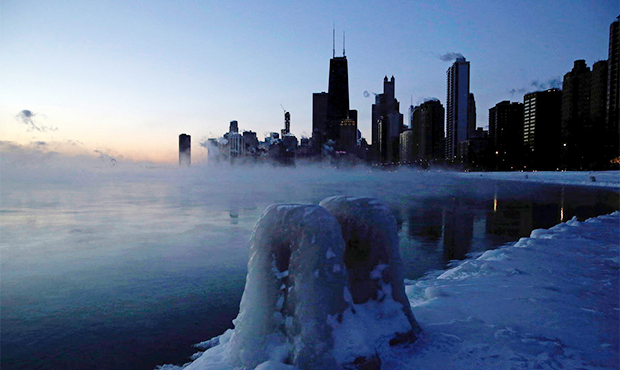 These photos show how cold it is in the US Midwest