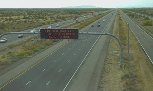 Eastbound I-10 ramp at SR 87 to close for 7 weeks for widening project