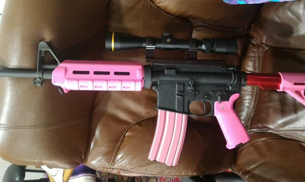 Chandler police looking for burglar who stole Hello Kitty AR-15