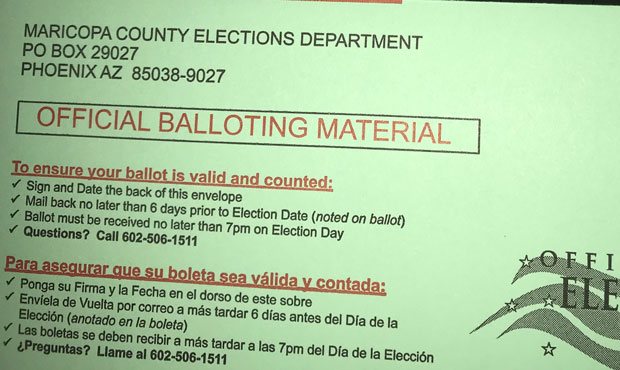 With deadline near, Arizona elections boss advises getting mail-in ballot