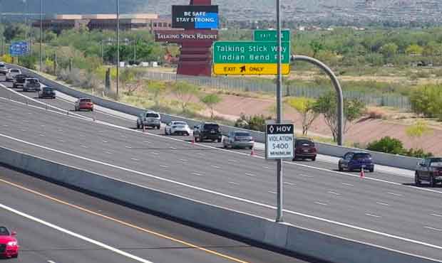 Loop 101 in Scottsdale closed because of serious 1-vehicle crash