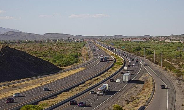 Labor Day weekend traffic back up cleared on northbound Interstate 17