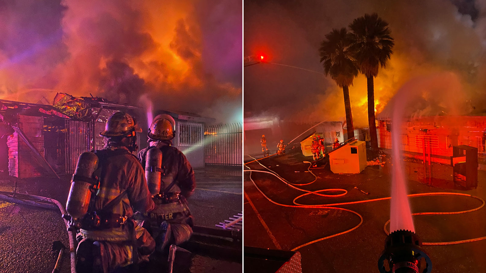 Firefighters battle smoky blaze at central Phoenix commercial building ...