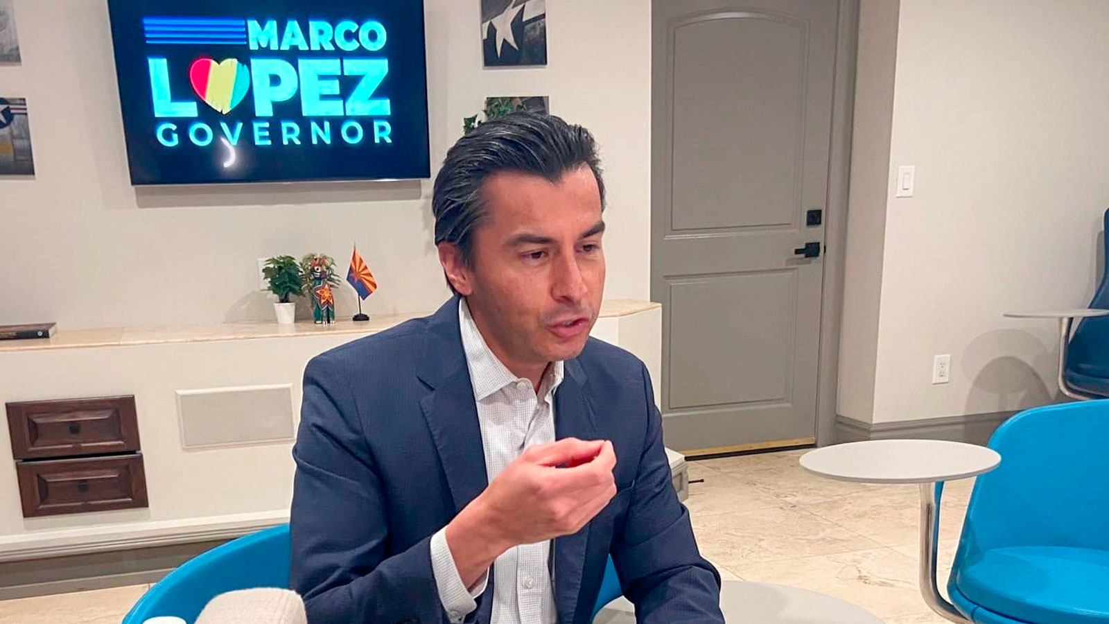 Candidate Marco Lopez calls Gov. Ducey's plan to bus migrants to DC ...