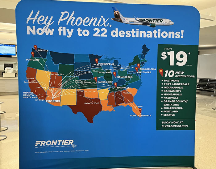 Frontier new destinations from Sky Harbor - KTAR.com