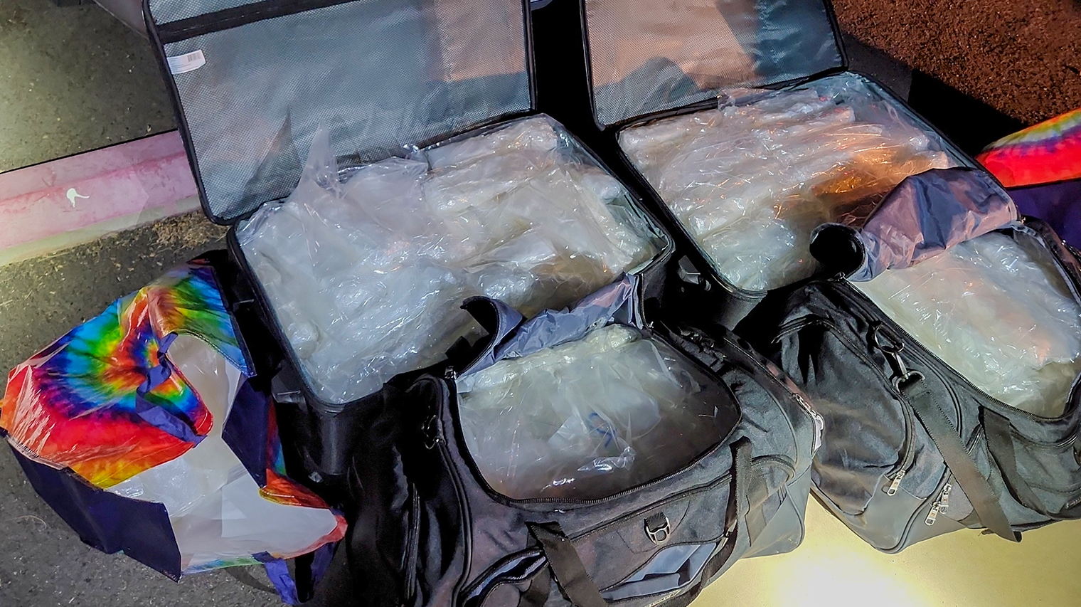 300 pounds of methamphetamine seized in 2 traffic stops north of Tucson