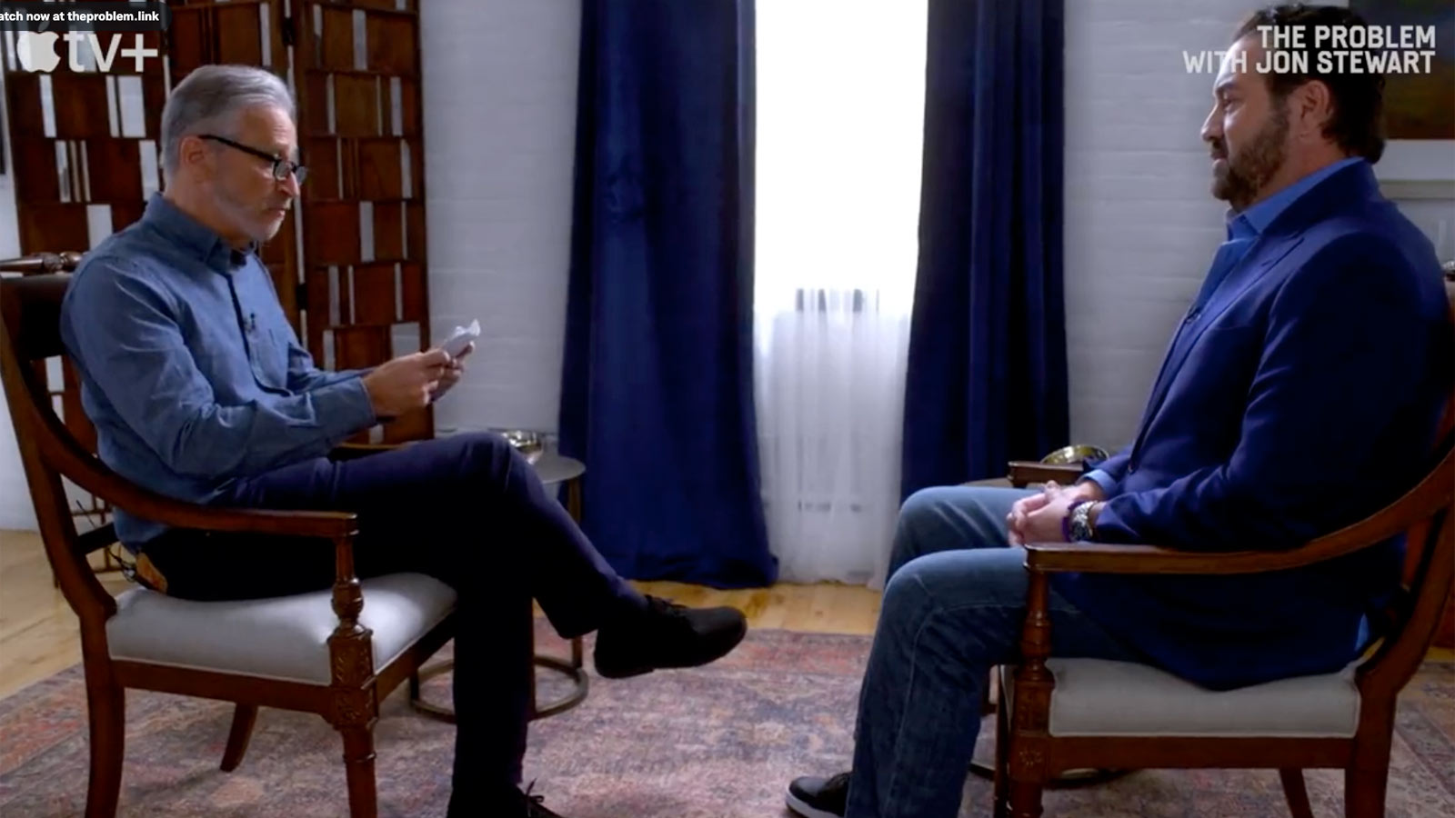 Jon Stewart conducts 'Problem' interview with Arizona AG Mark Brnovich