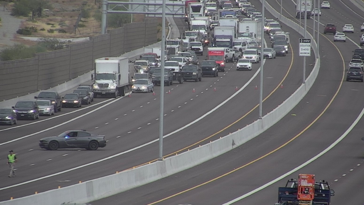Loop 202 South Mountain Freeway closed in south Valley due to crash