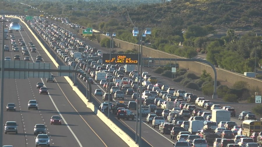 WB Loop 101 Agua Fria Freeway reopens in north Phoenix after crash