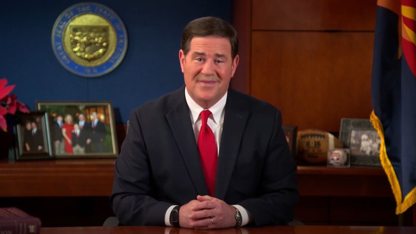 Arizona Gov. Doug Ducey boasts 'opportunity for all' in farewell address