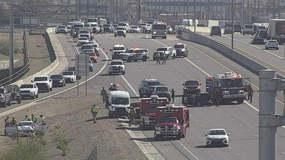 NB Loop 202 South Mountain Freeway reopens in Phoenix after crash