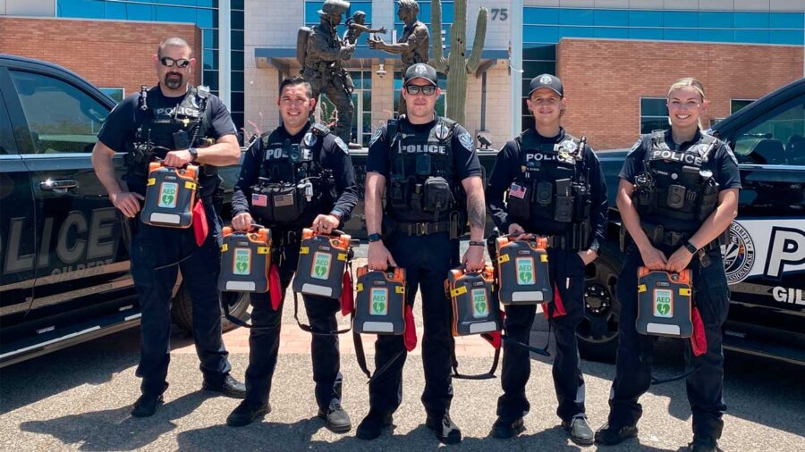 Gilbert PD to equip every police officer with AEDs while on duty