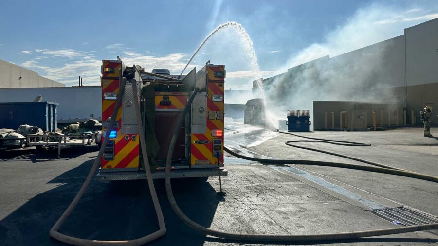 Electric semi-truck catches fire at Nikola headquarters in Phoenix
