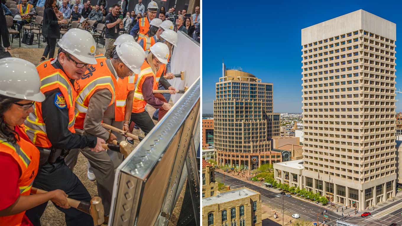 Phoenix renovating 27-story downtown tower to house new police headquarters