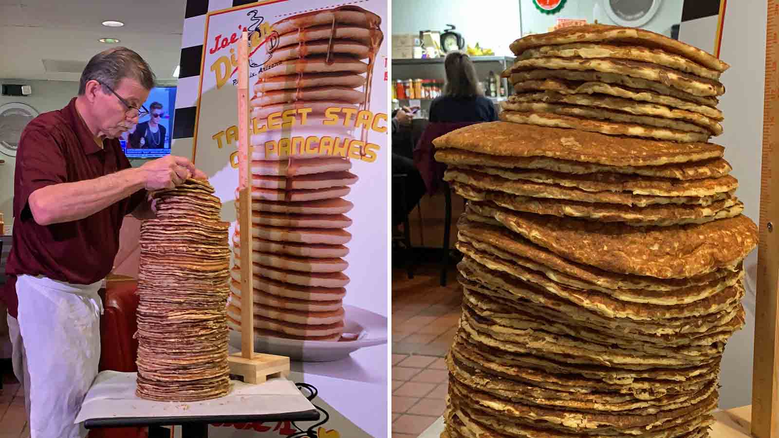 Joe's Diner to make 2nd attempt at tallest pancake stack