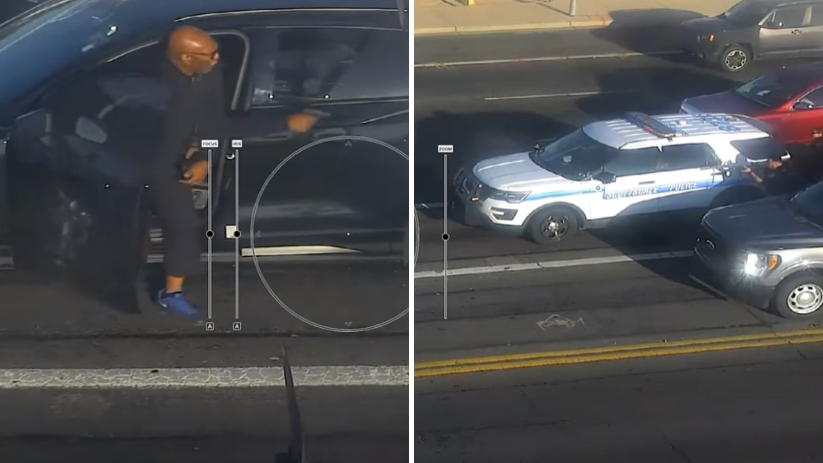 Traffic stop shooting in Scottsdale: traffic footage released