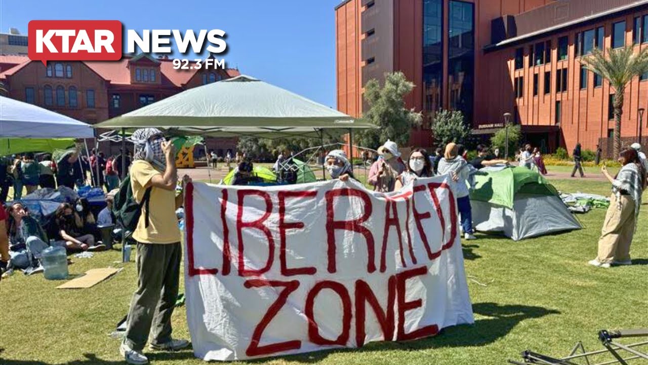 Video: Reaction to pro-Palestine protest at Arizona State University ...