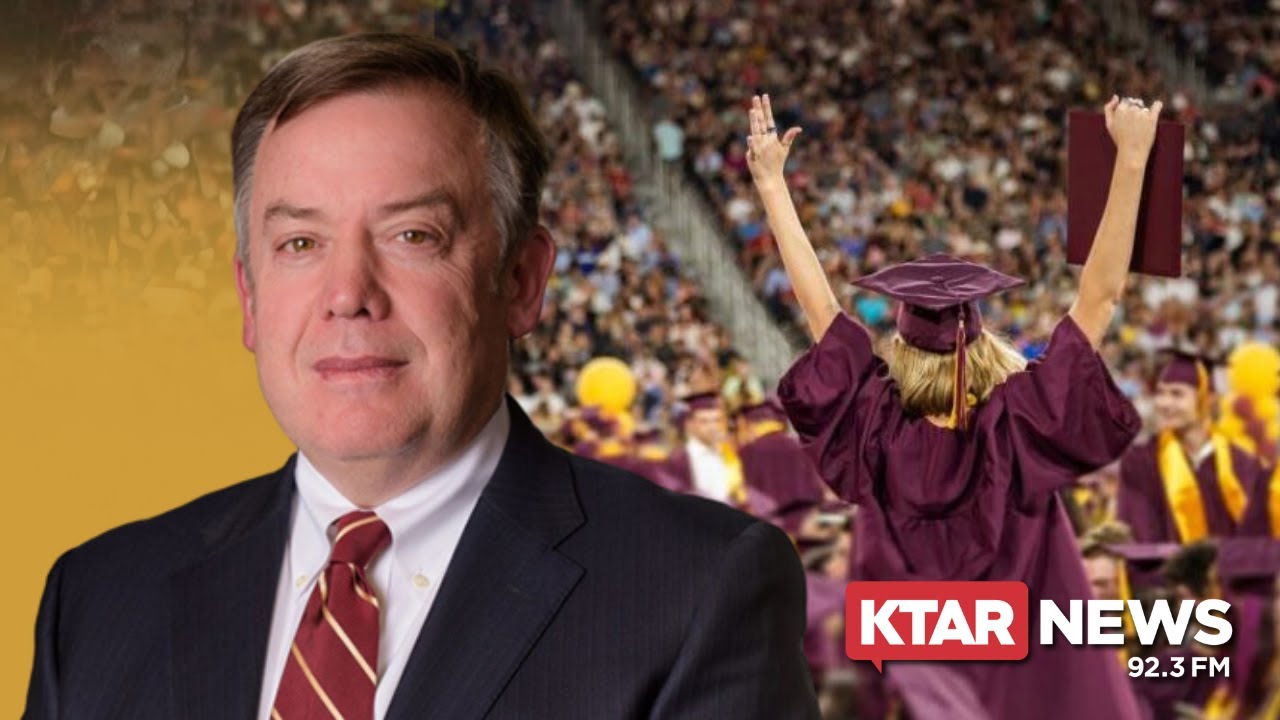 Video: Arizona State University president talks protecting graduation ...