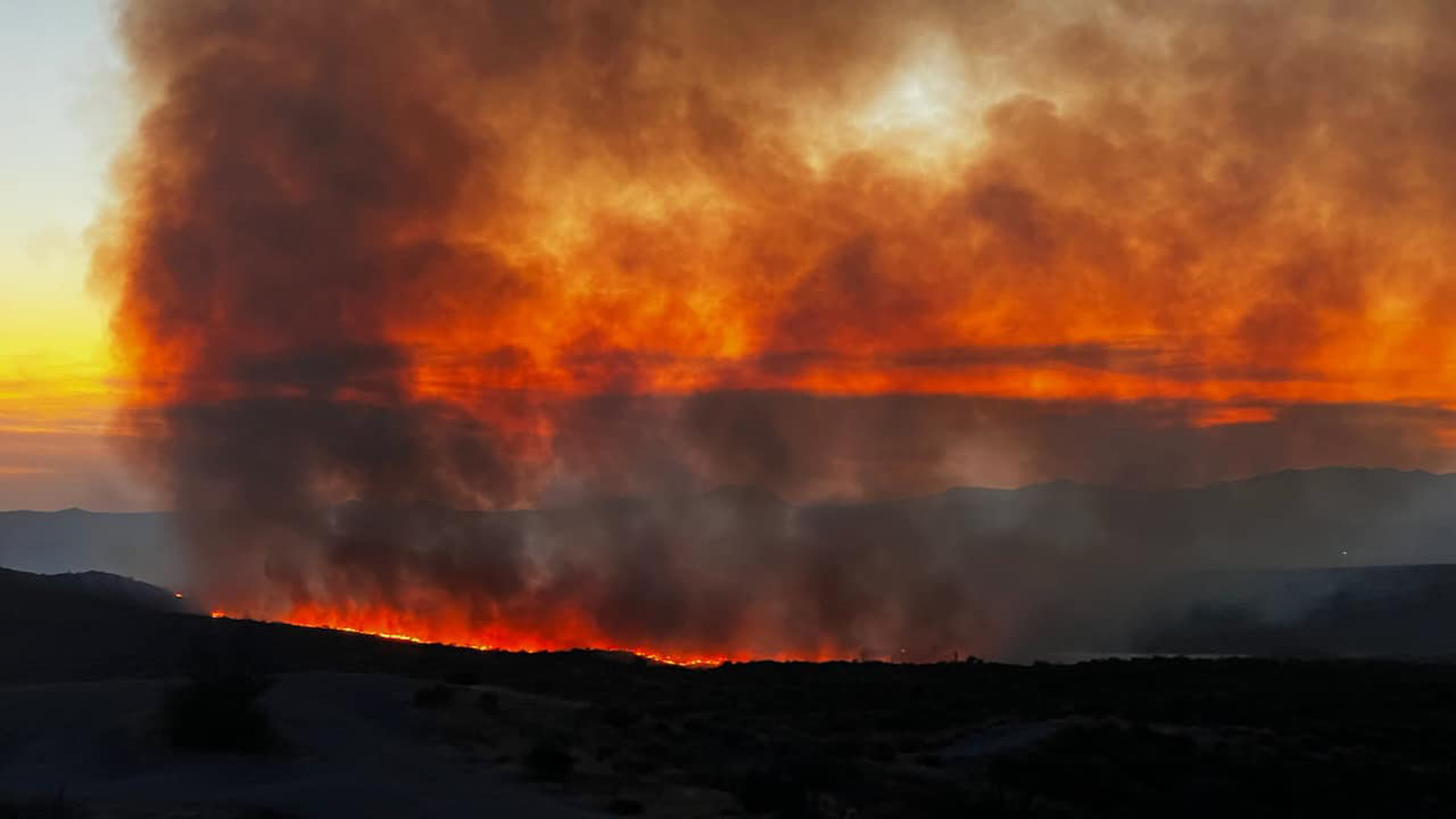 Adams Fire: Residents warned about dangers of fire north of Mesa