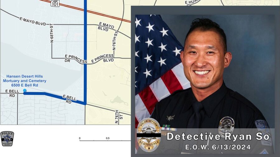 Funeral, procession set for fallen Scottsdale police detective