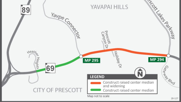 State Route 69 project to widen highway through Prescott begins