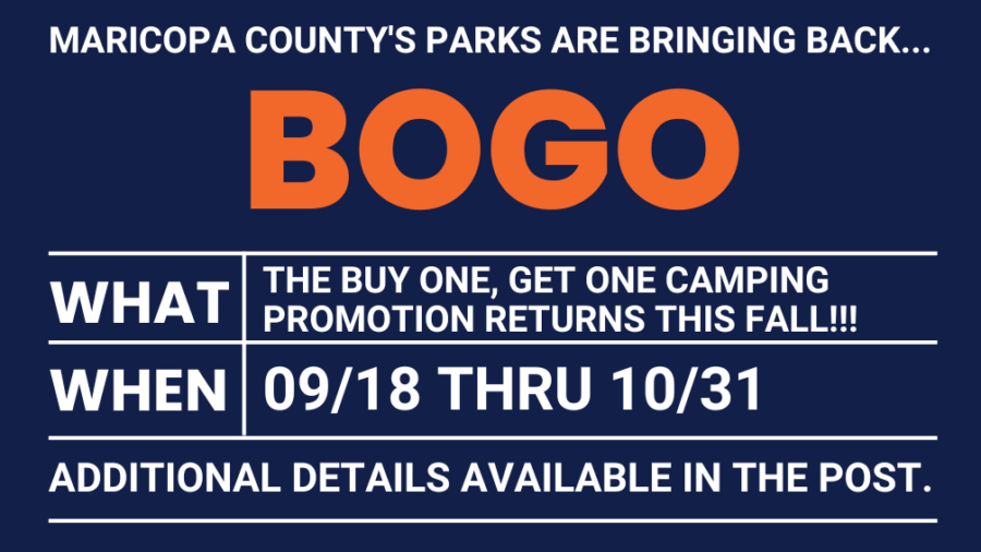 BOGO camping promotion coming to Maricopa County's parks