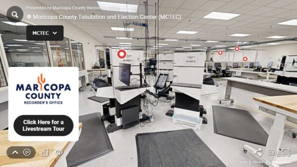 Maricopa County elections virtual tour gives inside look at MCTEC