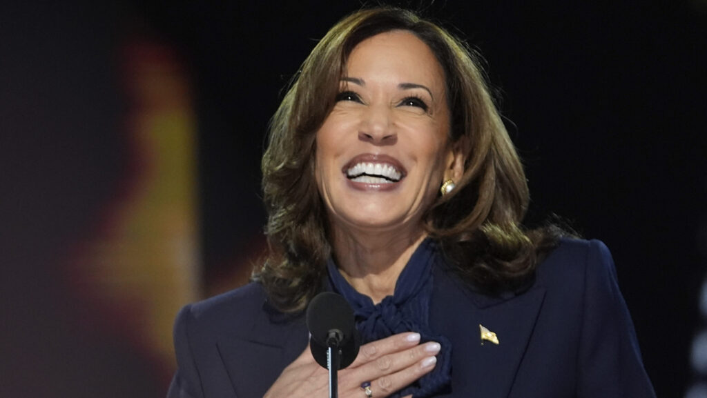 Harris accepts Democratic nomination, asks voters to join her