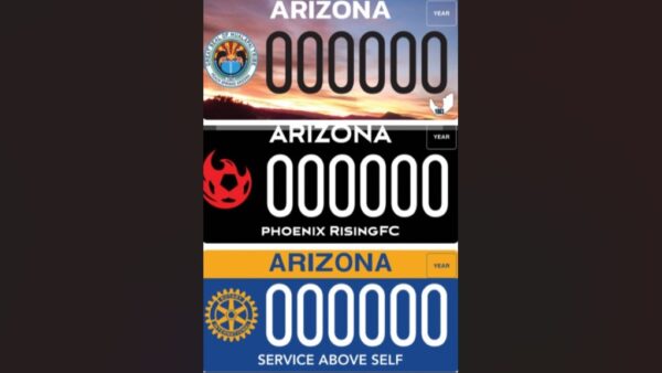 New Arizona specialty license plates: 3 options added to lineup