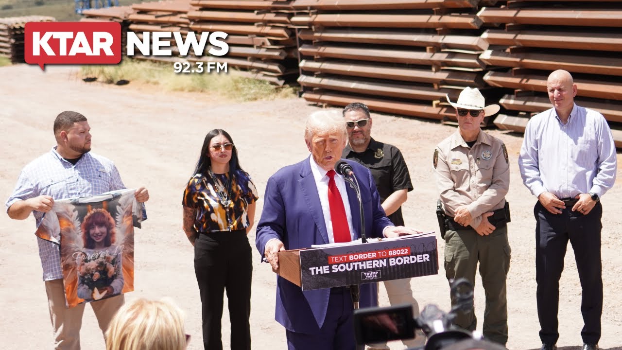 Video: An up close look at former President Donald Trump's visit to the ...