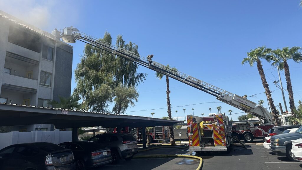 Dozens of Phoenix residents displaced after apartment fire