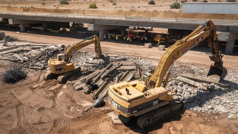 I-10 bridge over Gila River removed as part of project