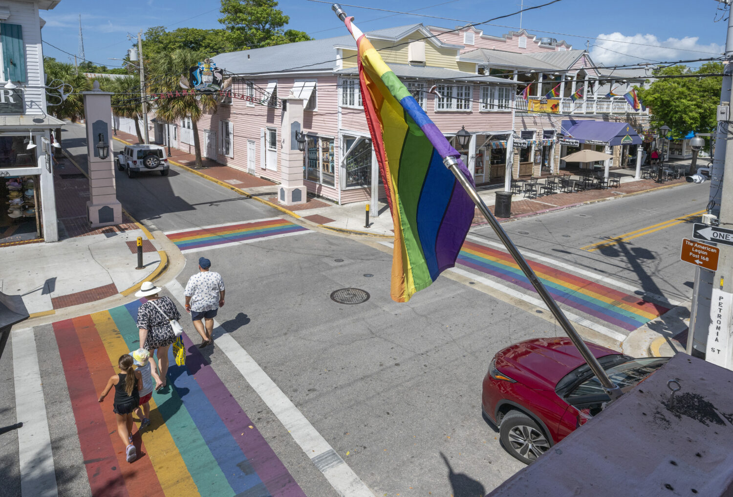Florida cities race to save rainbow crosswalks as the state's deadlines ...